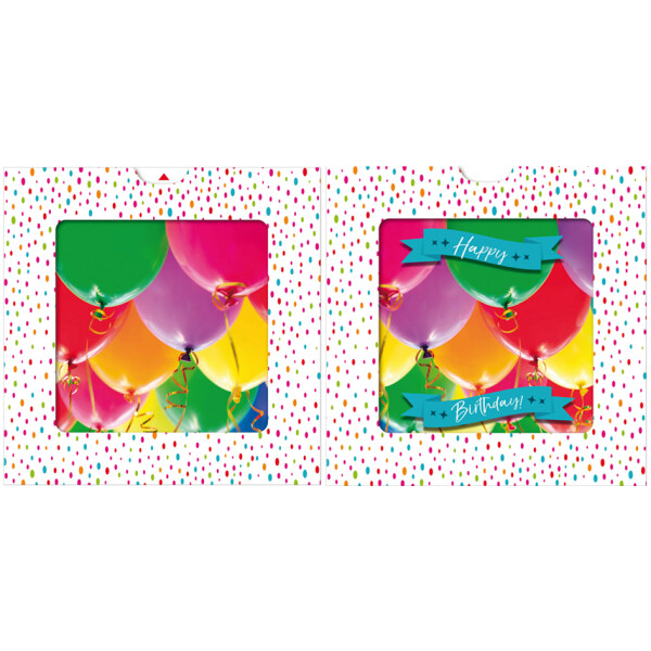 SUSY CARD 3D-Geburtstagskarte Sliding card "Luftballons" | Kopierpapier.at