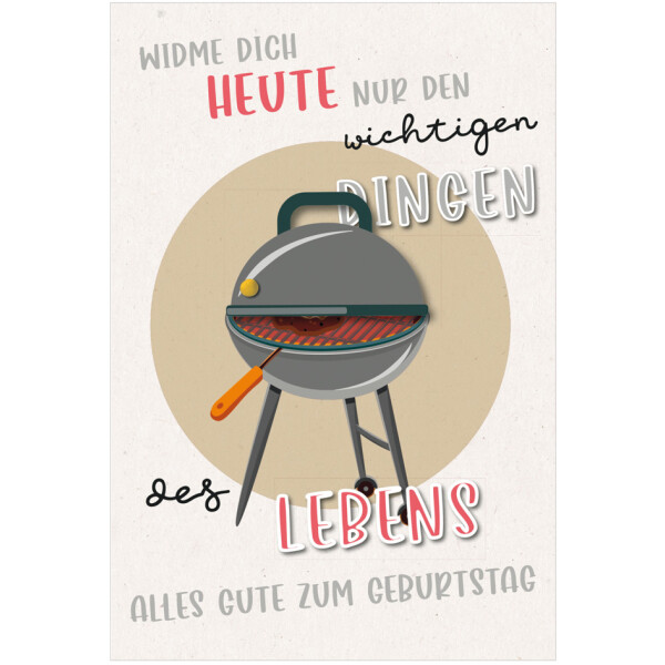 SUSY CARD Geburtstagskarte Round "Malen" | Kopierpapier.at