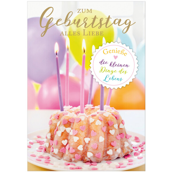 SUSY CARD XL-Geburtstagskarte "Mini-Törtchen" | Kopierpapier.at