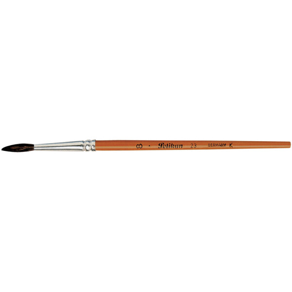 Pelikan Haarpinsel Sorte 23, Gr. 4, stumpfer Holzstiel